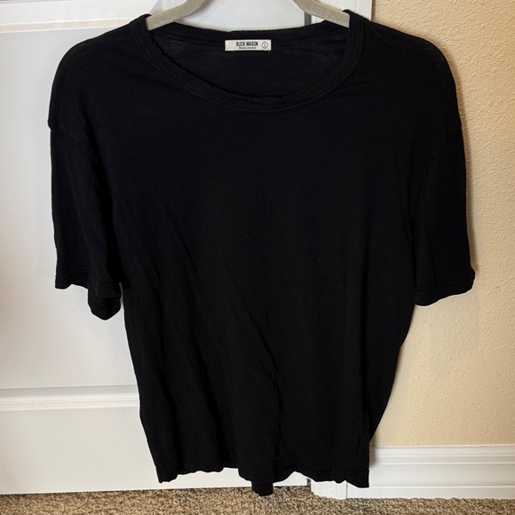 Buck Mason | Shirts | Buck Mason Classic Black Short Sleeve Tee | Poshmark